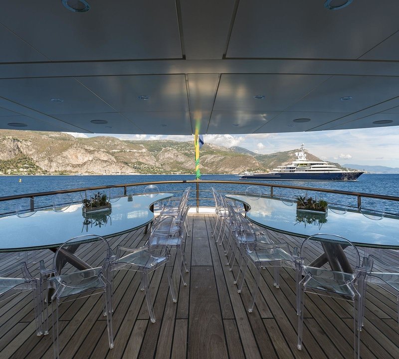 Mighty 96m Devonport Mega Yacht VAVA II spotted at Port Everglades in ...